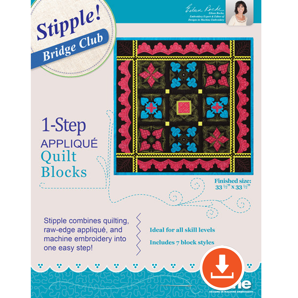 Stipple!™ Bridge Club - quilting-designs.com
