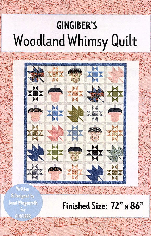 Woodland Whimsy Quilt Pattern - quilting-designs.com