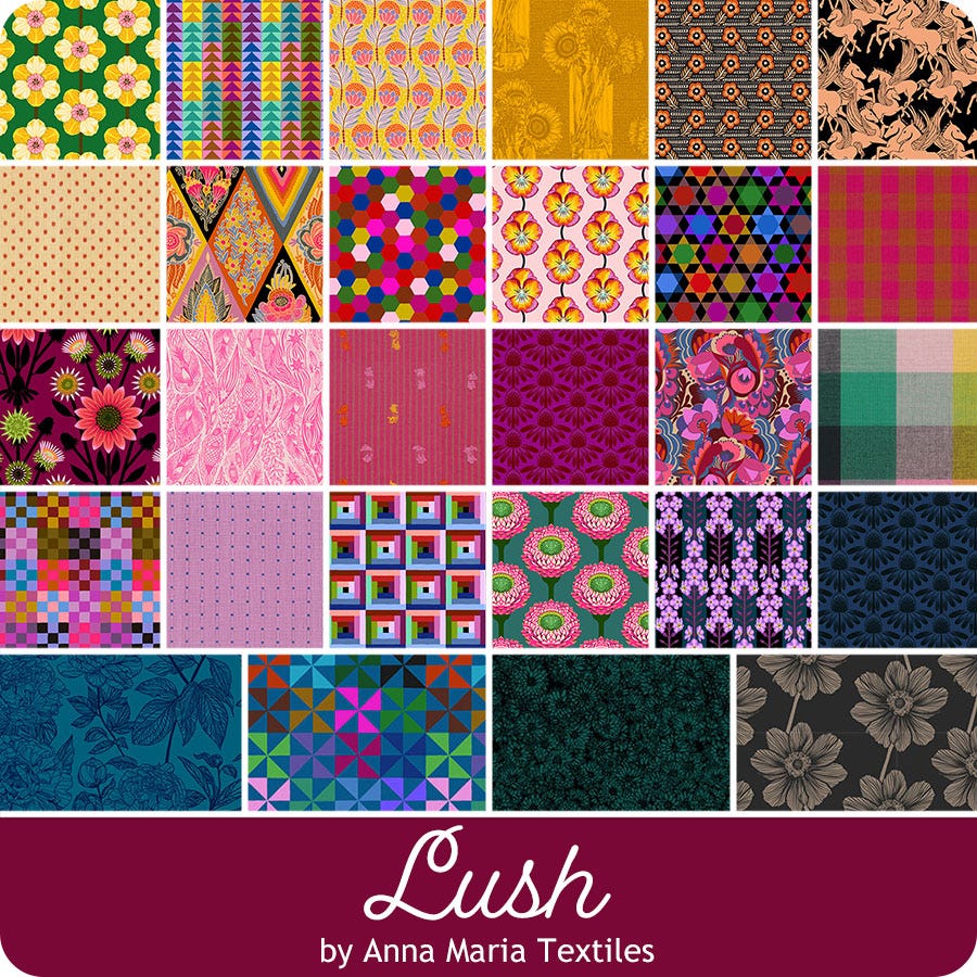 Lush Colorway Fat Quarter Bundle - quilting-designs.com