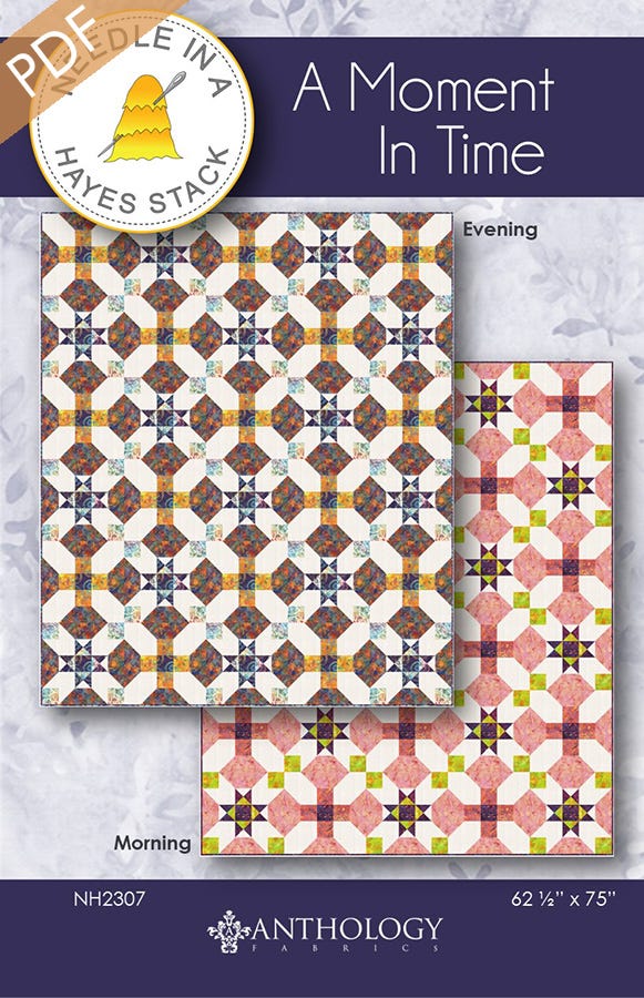 A Moment In Time Downloadable PDF Quilt Pattern - quilting-designs.com
